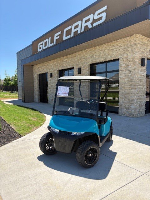 E-Z-Go Valor 2 Passenger Non-Lifted – Blue – Golf Carts for sale